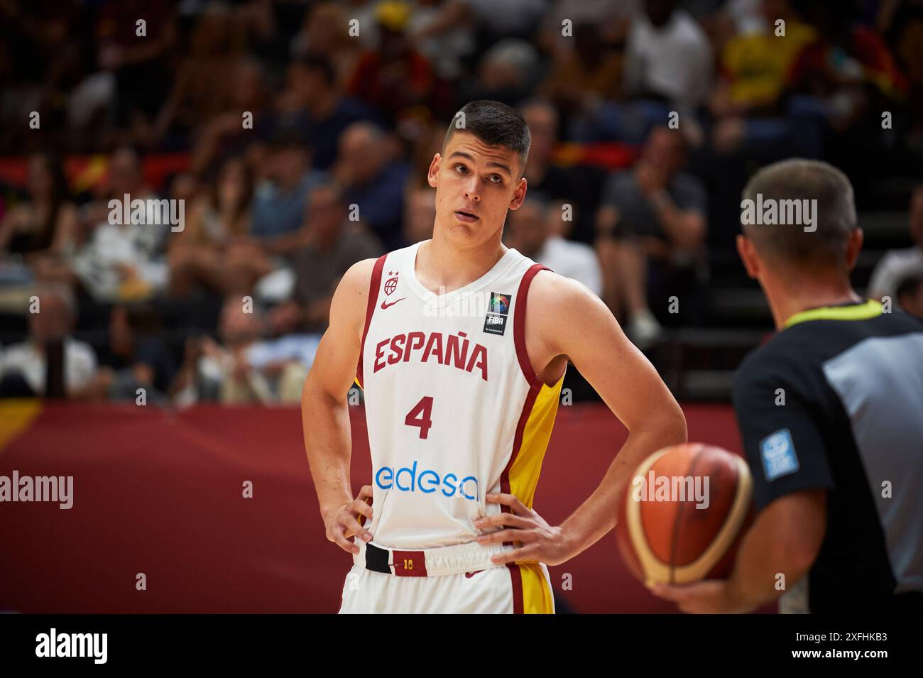 Jaime Pradilla from Spain team seen in action during the game between ...