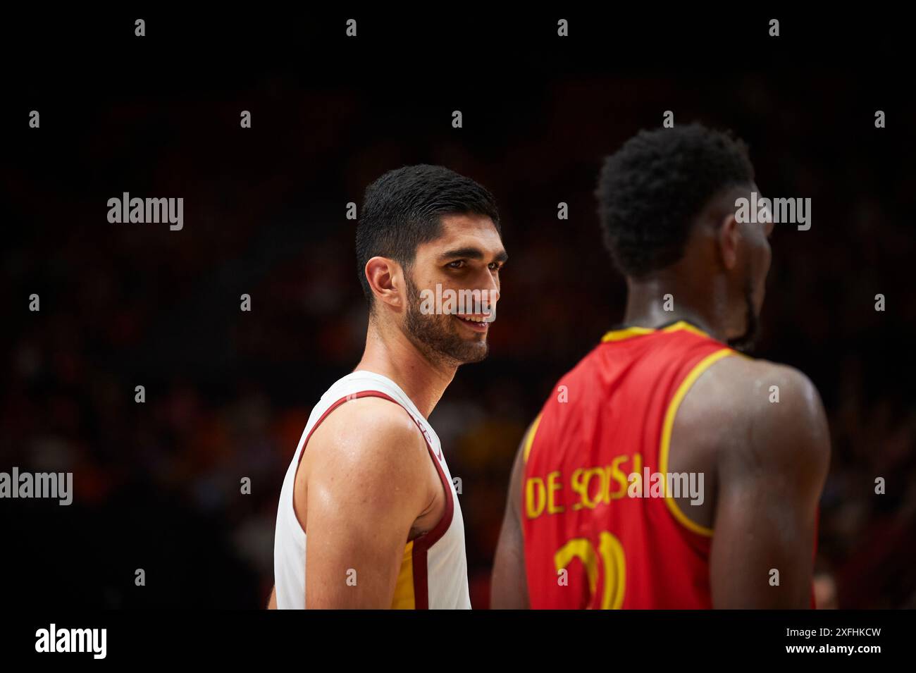 Santiago Aldama from Spain team seen in action during the game between ...