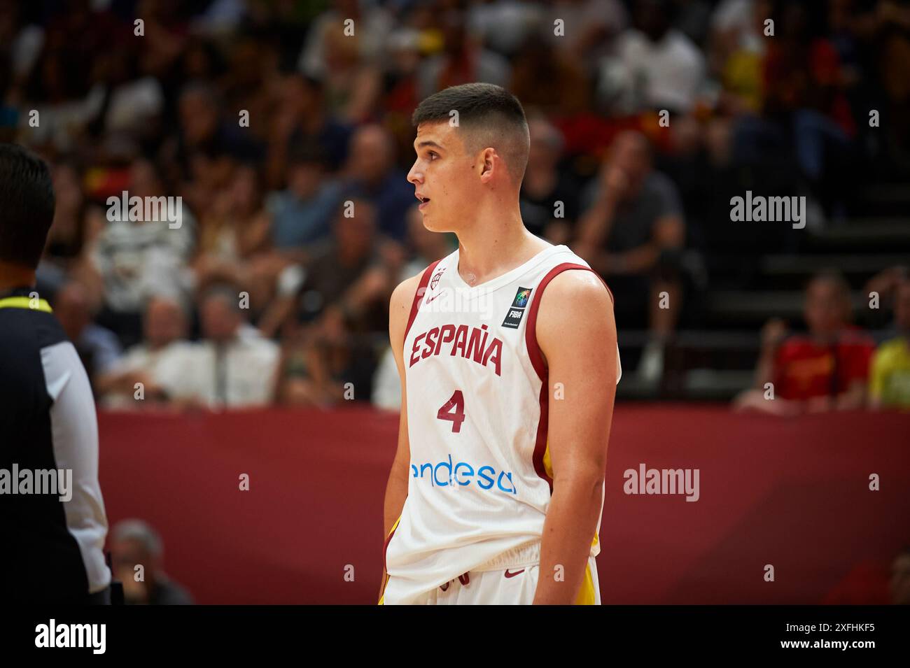 Jaime Pradilla from Spain team seen in action during the game between ...