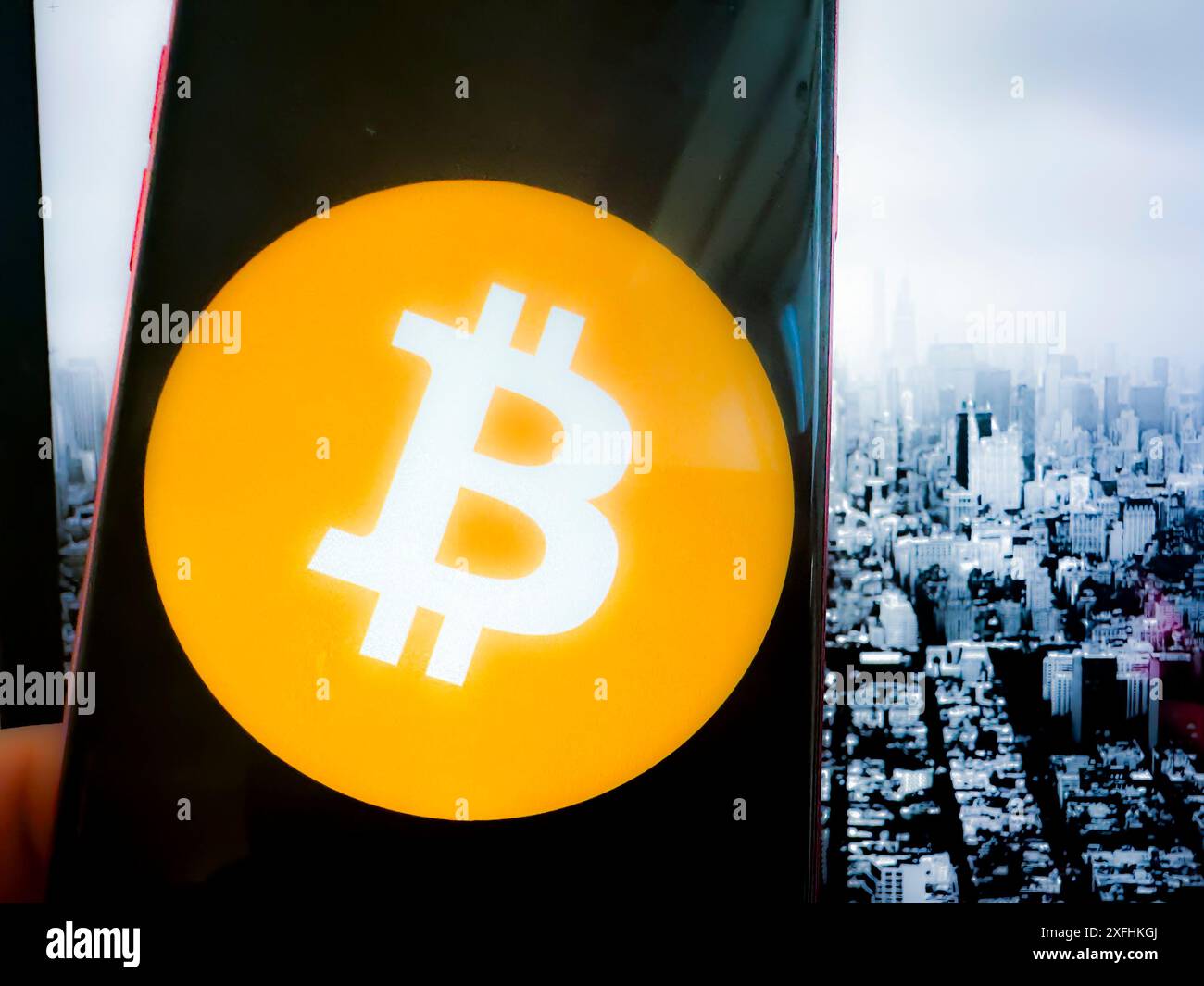 New York, New York, USA. 1st July, 2024. Bitcoin, introduced in 2009 by ...