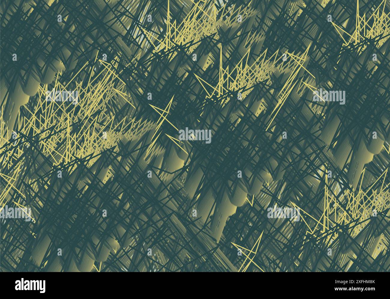 Linear camouflage background - dark forest motifs for prints or covers ...