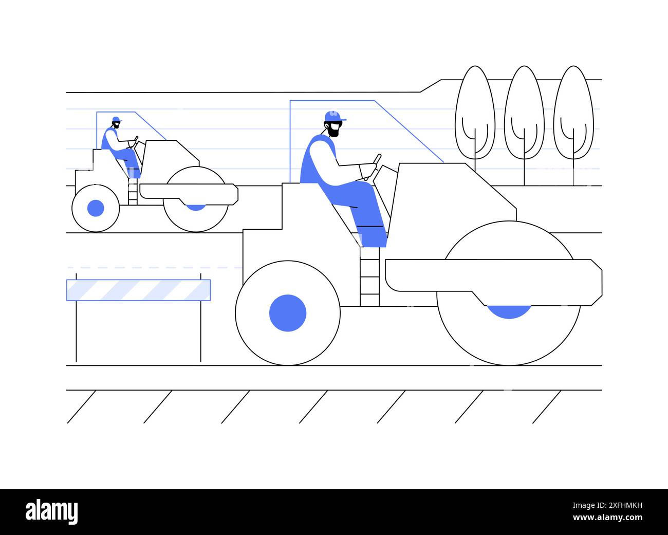 Compaction machine Cut Out Stock Images & Pictures - Alamy