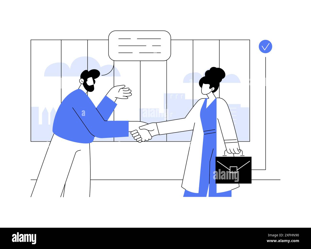 Executive recruitment abstract concept vector illustration Stock Vector ...