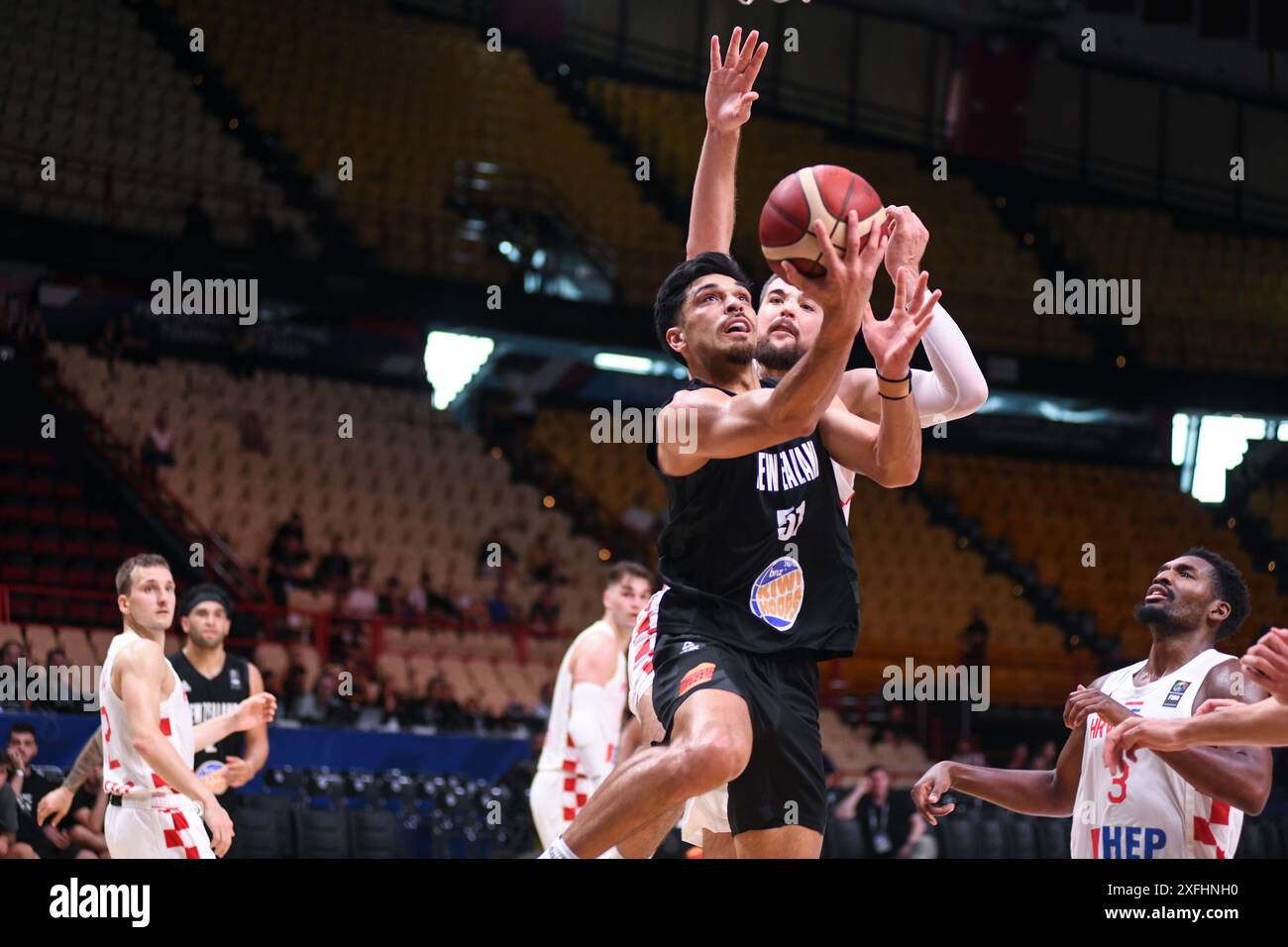 Shea Ili (New Zealand) FIBA Olympic Qualifying Tournament. Piraeus 2024 ...