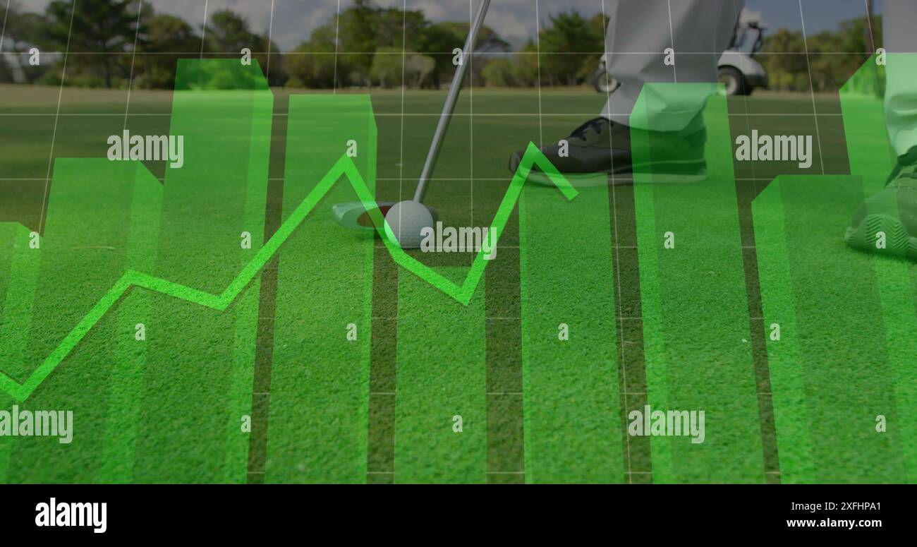 Golf ball and club multiple image hi-res stock photography and images ...