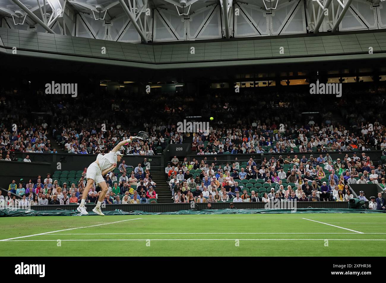 London, London, Great Britain. 4th July, 2024. Jannik Sinner (ITA ...