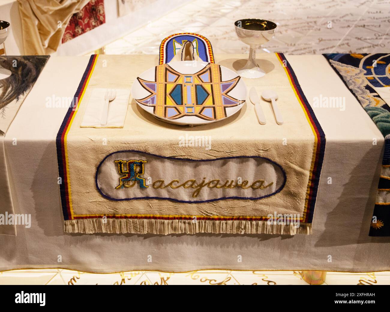A view of items displayed at the Brooklyn Museum in New York City Stock ...