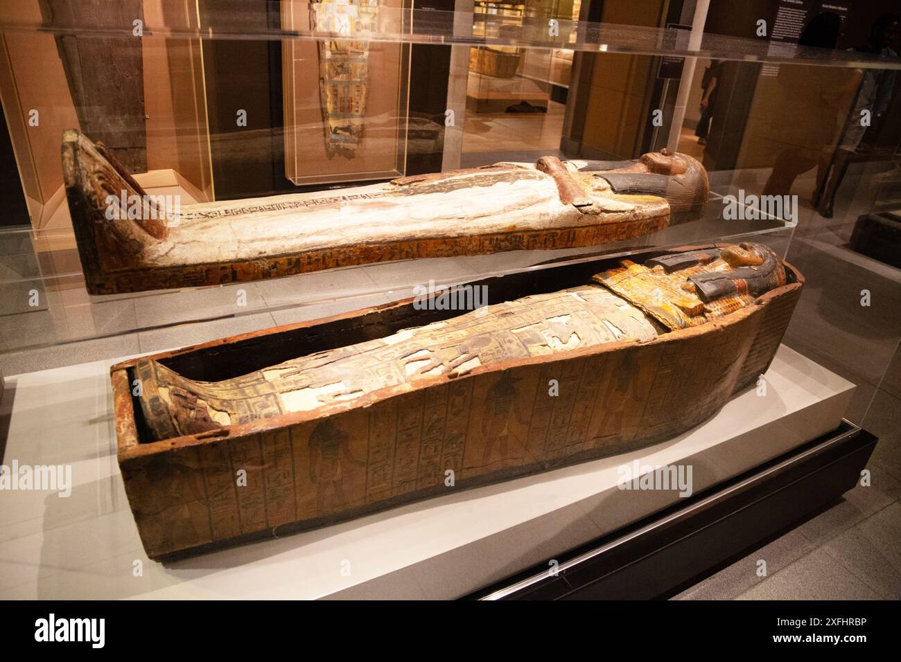 A view of items displayed at the Brooklyn Museum in New York City Stock ...