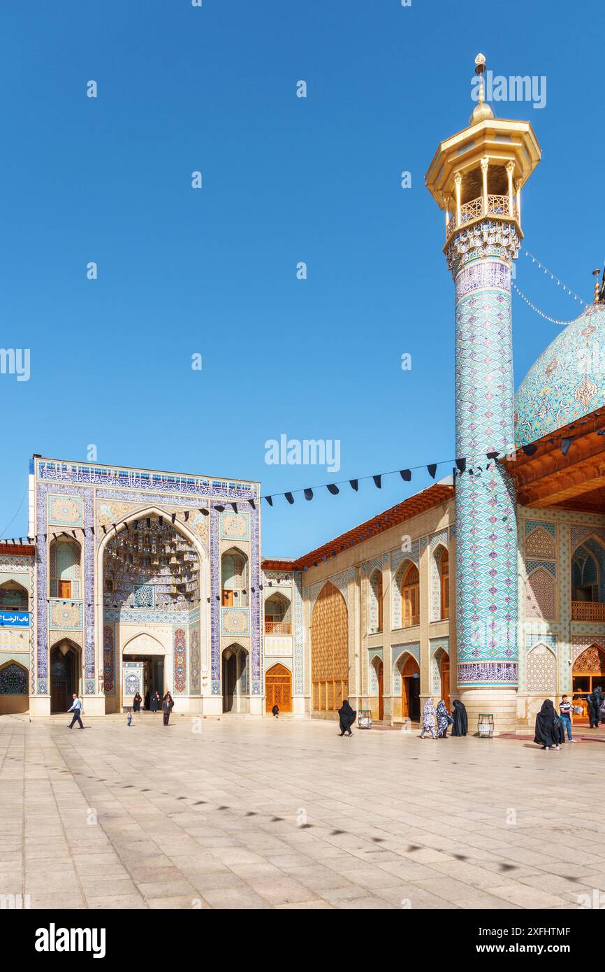 Shiraz, Iran - 29 October, 2018: Gorgeous view of courtyard and scenic ...