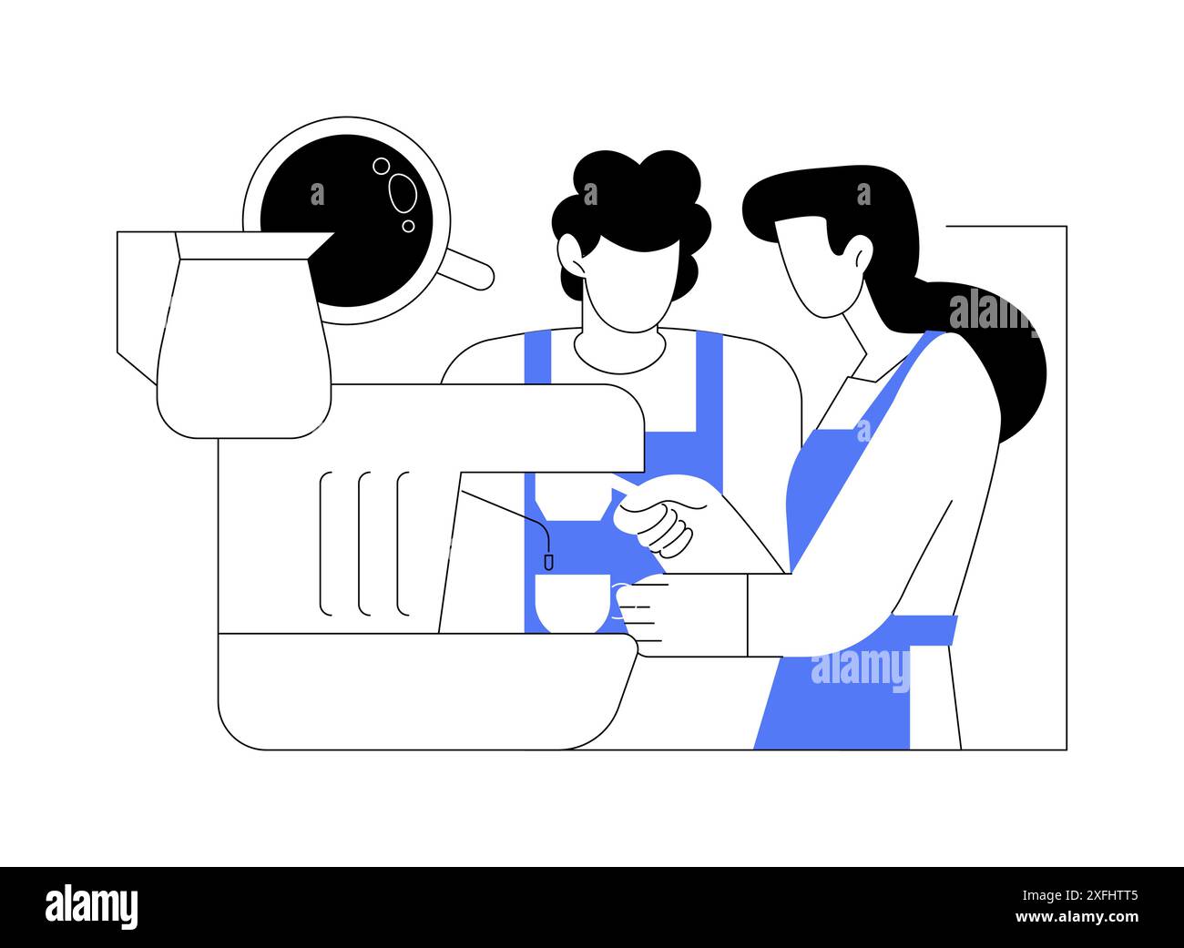 Barista training Cut Out Stock Images & Pictures - Alamy