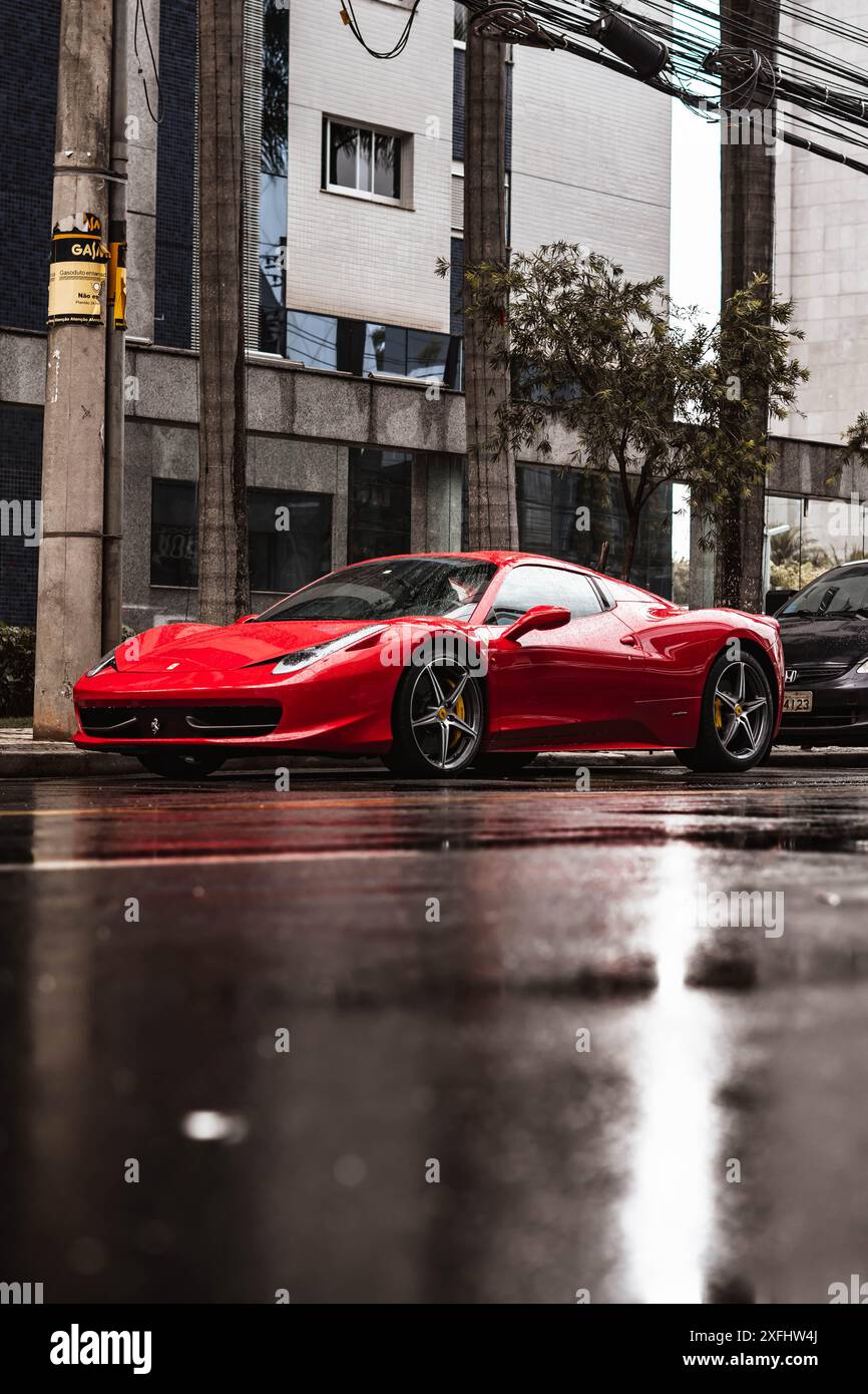 Super car cinematic front view hi-res stock photography and images - Alamy