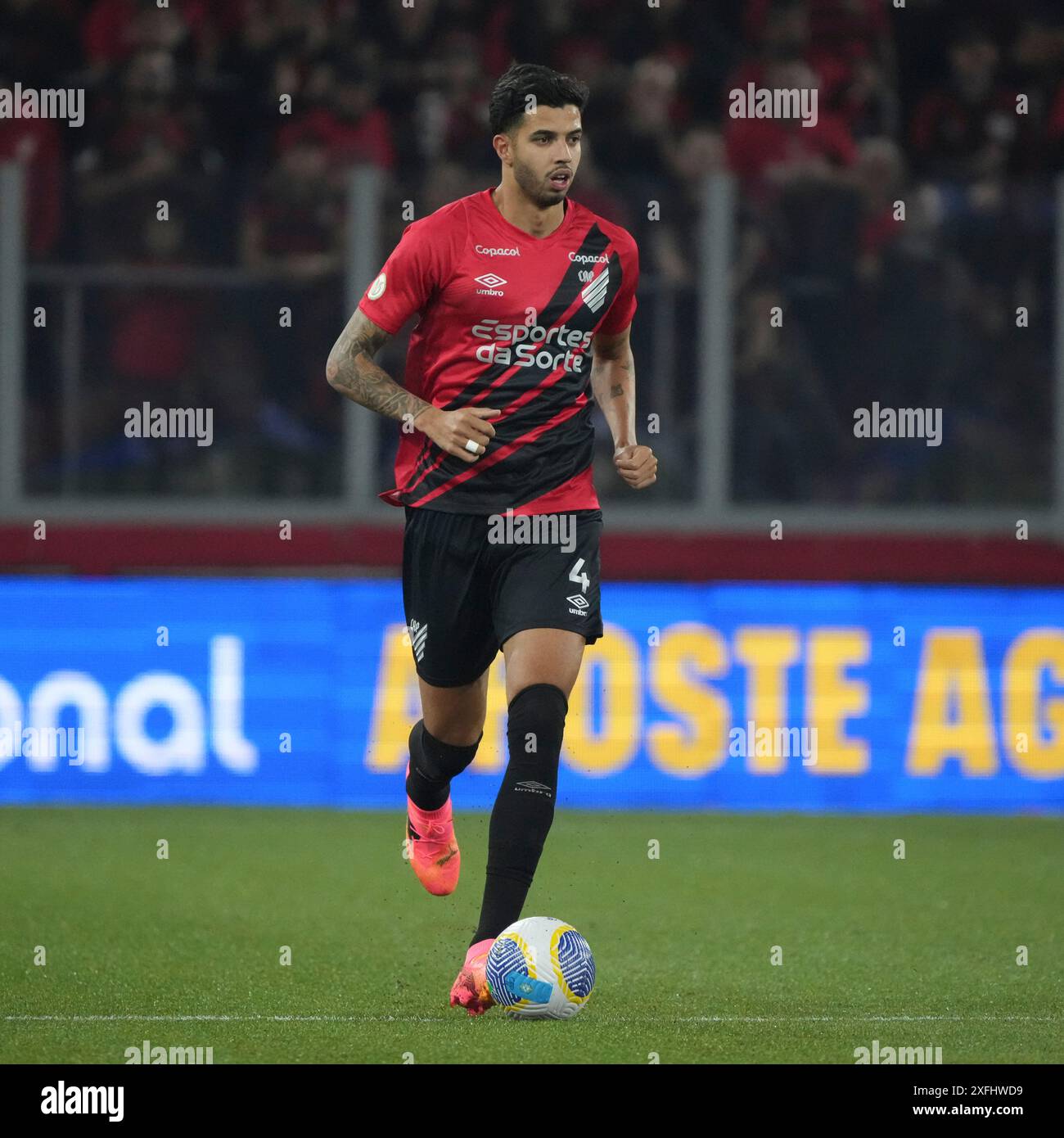 Curitiba, Brazil. 03rd July, 2024. Kaique Rocha during Athletico x São ...
