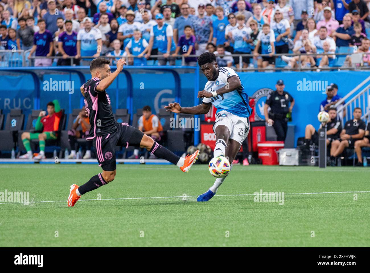 Charlotte, NC, USA. 3rd July, 2024. Charlotte FC forward Patrick ...