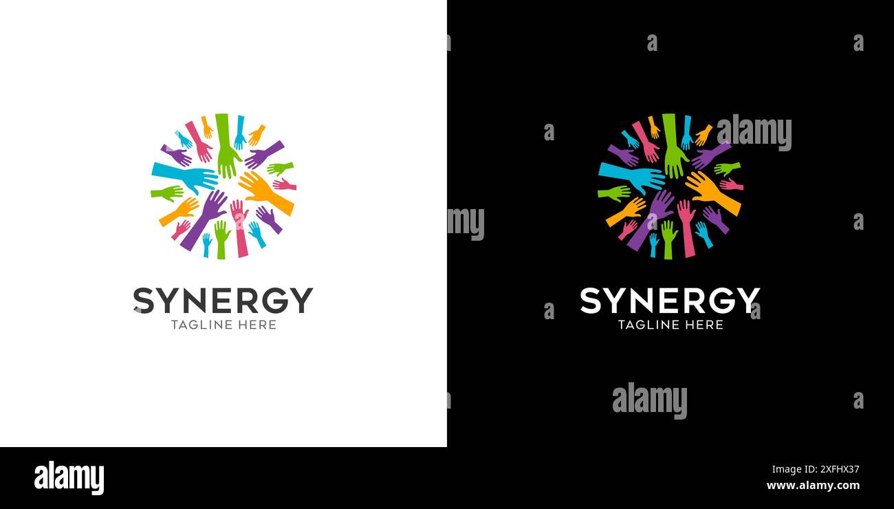 Synergy marketing Stock Vector Images - Alamy