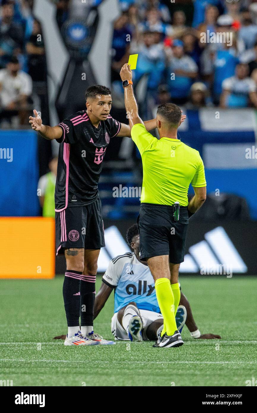 Charlotte, NC, USA. 3rd July, 2024. Inter Miami midfielder TomÃ¡s ...
