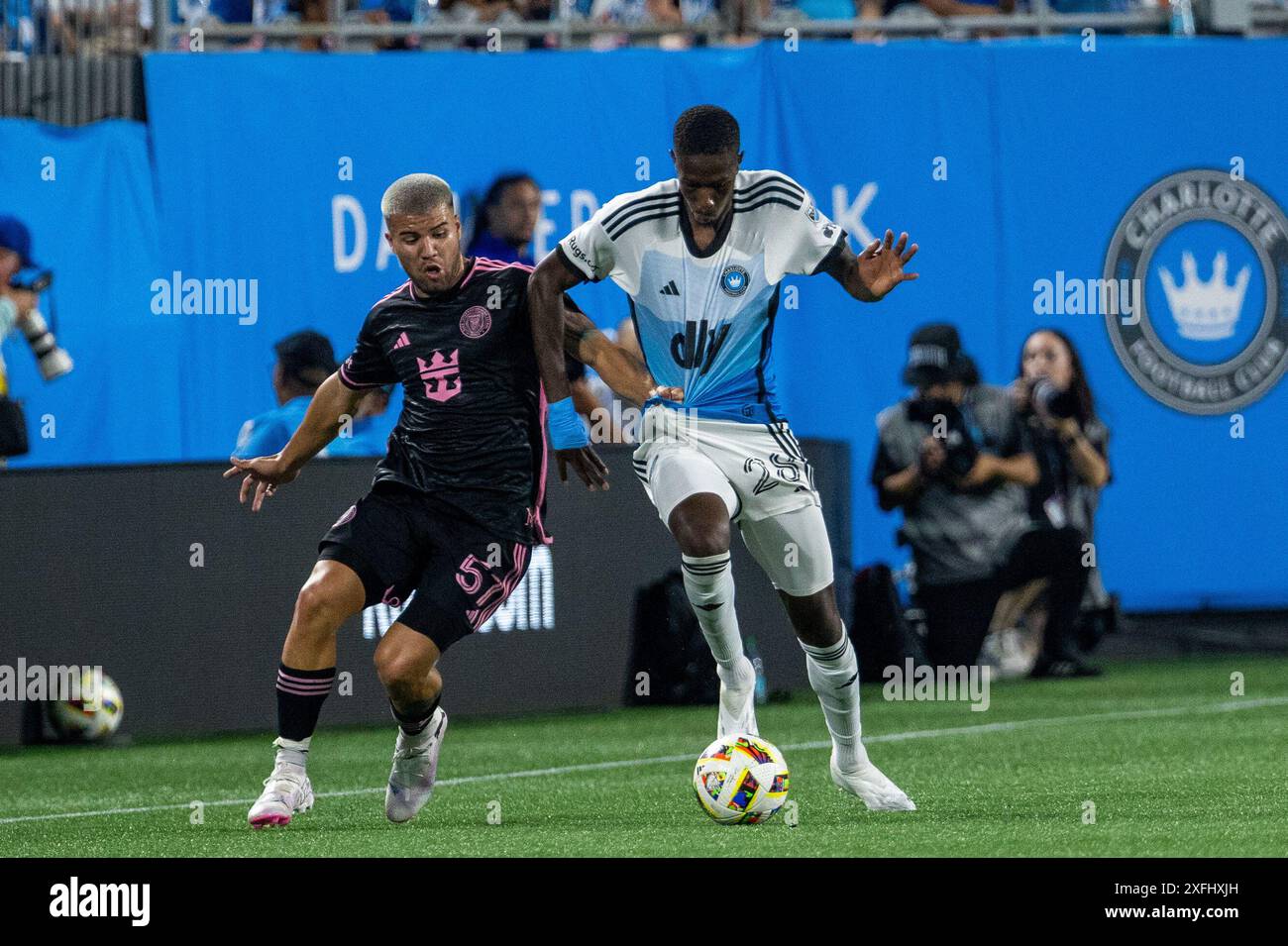 Charlotte, NC, USA. 3rd July, 2024. Inter Miami defender Marcelo ...