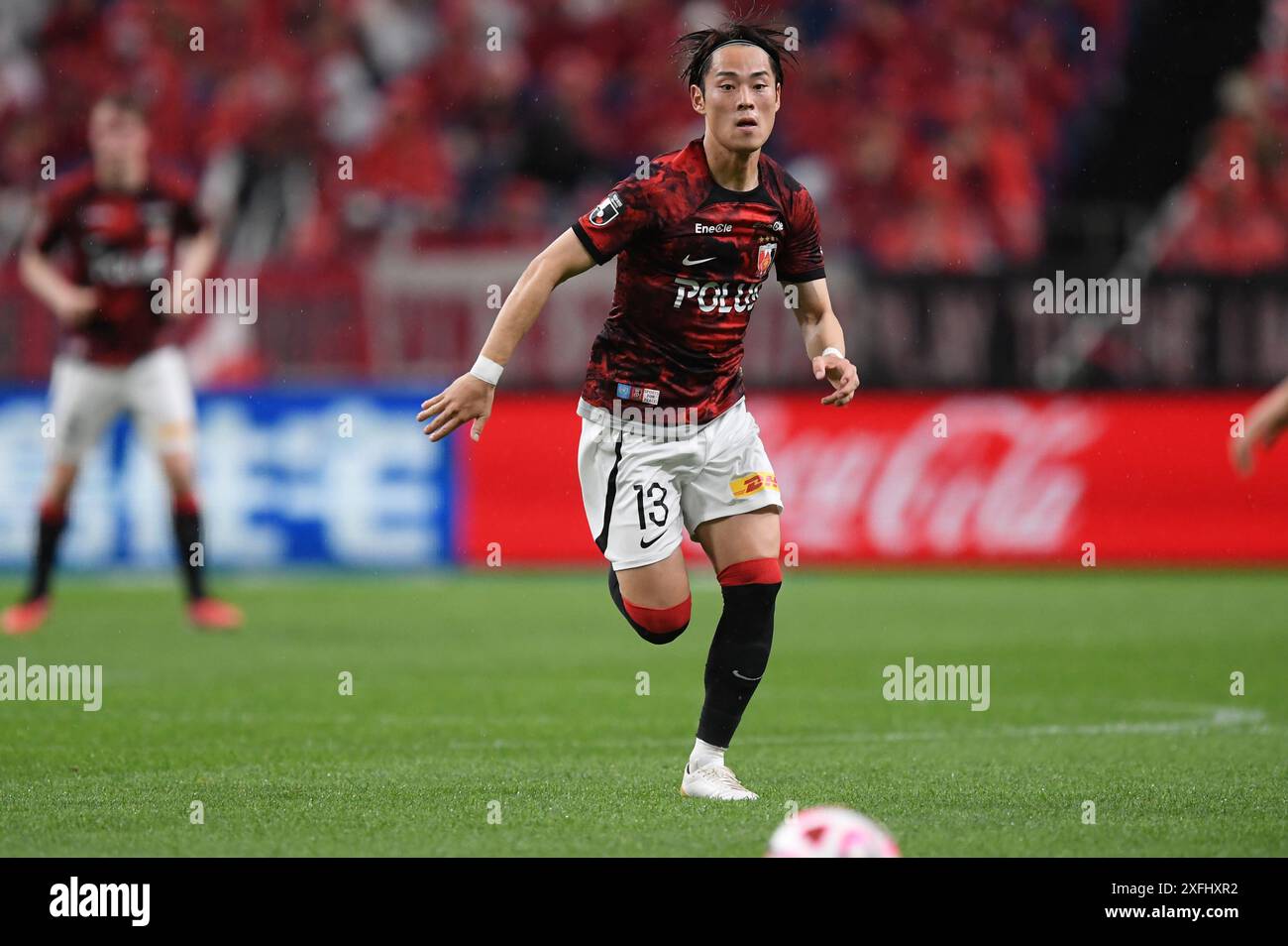 Saitama, Japan. 30th June, 2024. Urawa Reds' Ryoma Watanabe during the 2024 J1 League match ...