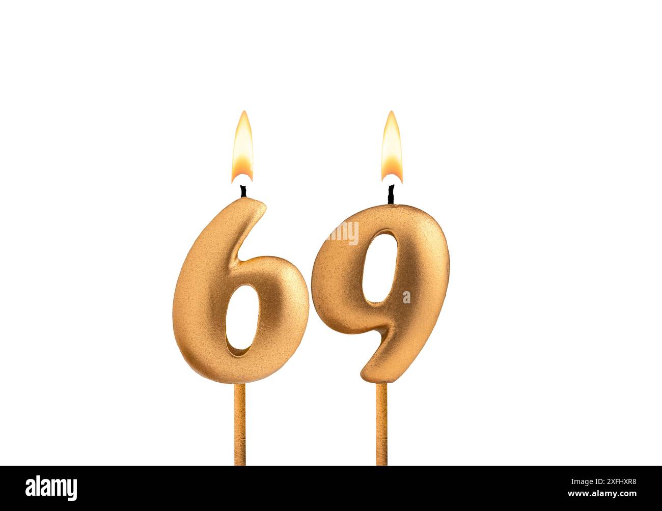 Number 69 gold celebration hi-res stock photography and images - Alamy