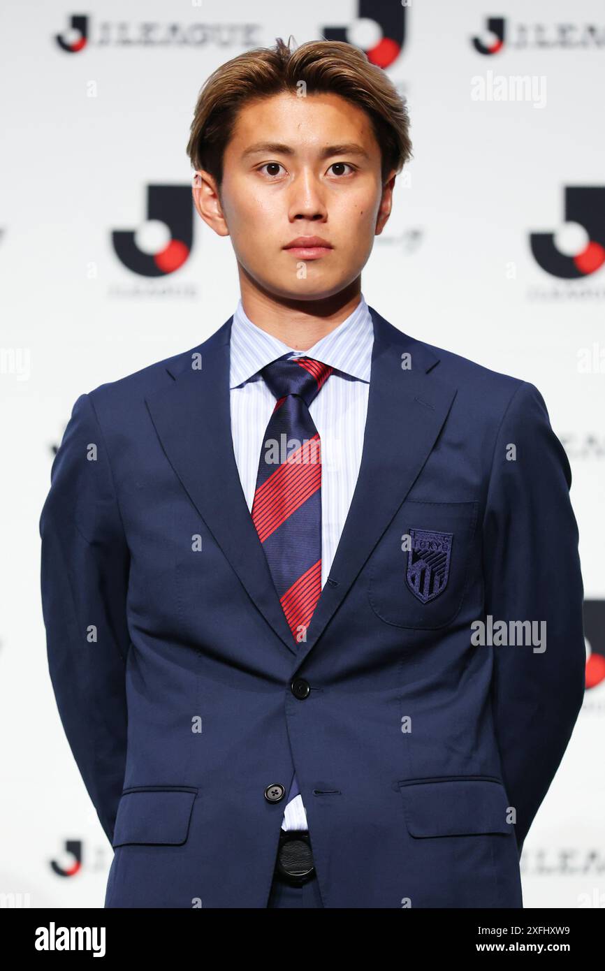 Tokyo, Japan. 3rd July, 2024. Ryotaro Araki (JPN) Football/Soccer : U-23 Japan national team ...
