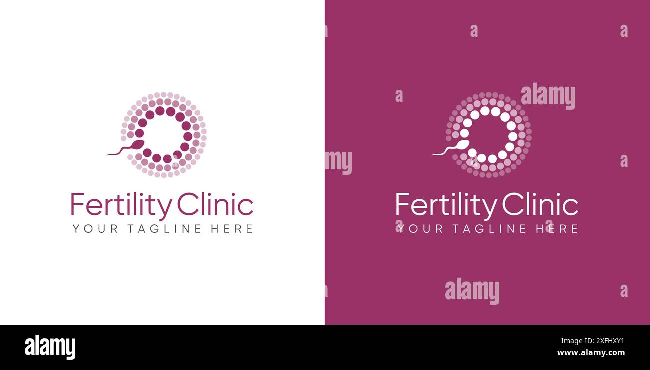 Fertility clinic logo. sperm symbols healthcare fertility pregnancy ...