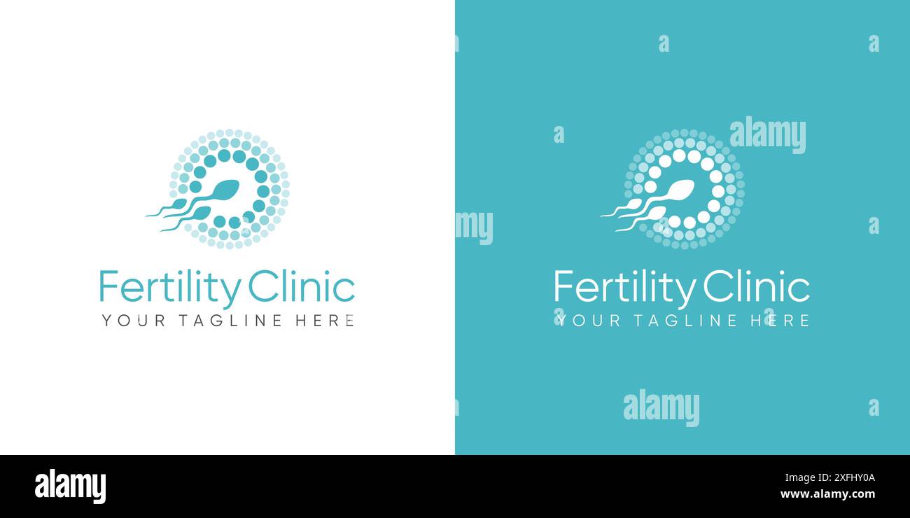 Fertility clinic logo. sperm symbols healthcare fertility pregnancy ...