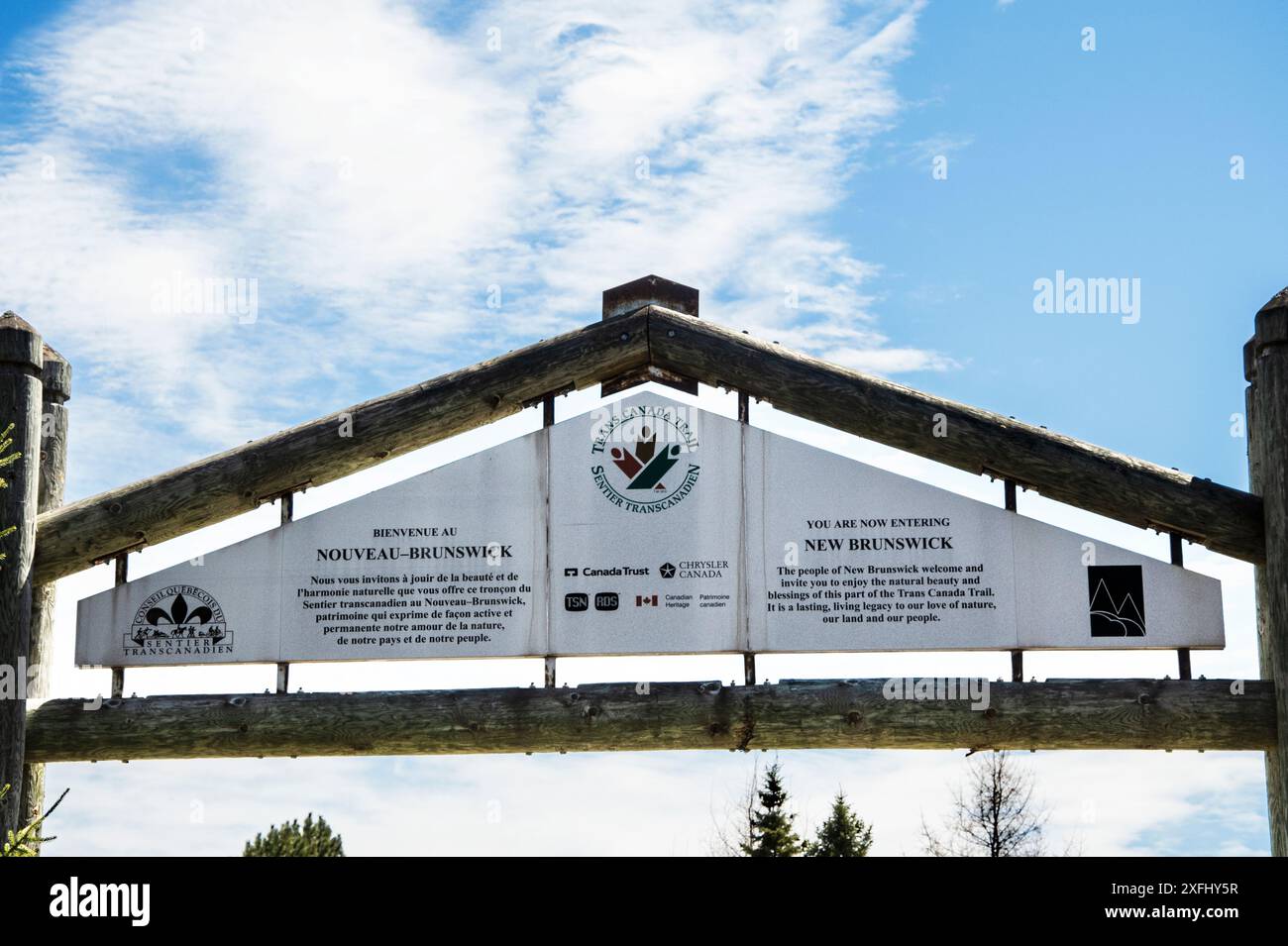 Welcome to the province of New Brunswick on the Trans Canada Trail at ...