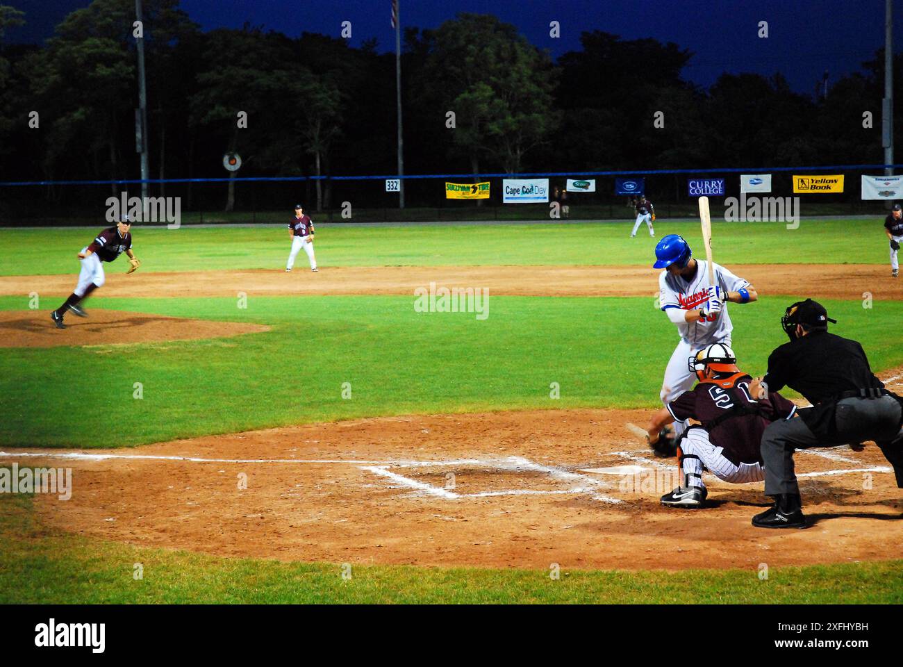 Batter Up at the Cape Cod Baseball League Stock Photo - Alamy