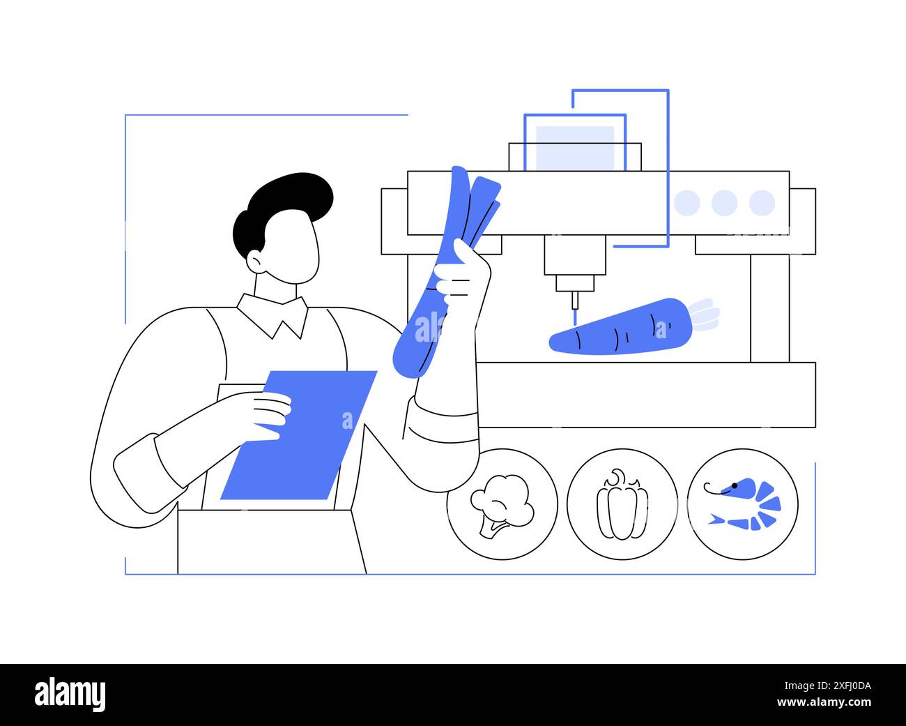 3d food printing Cut Out Stock Images & Pictures - Alamy