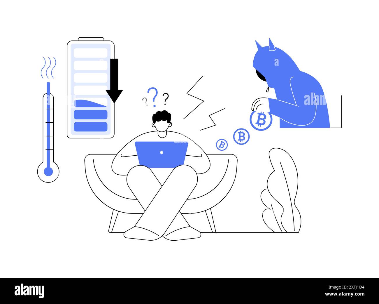 Hidden mining abstract concept vector illustration Stock Vector Image ...