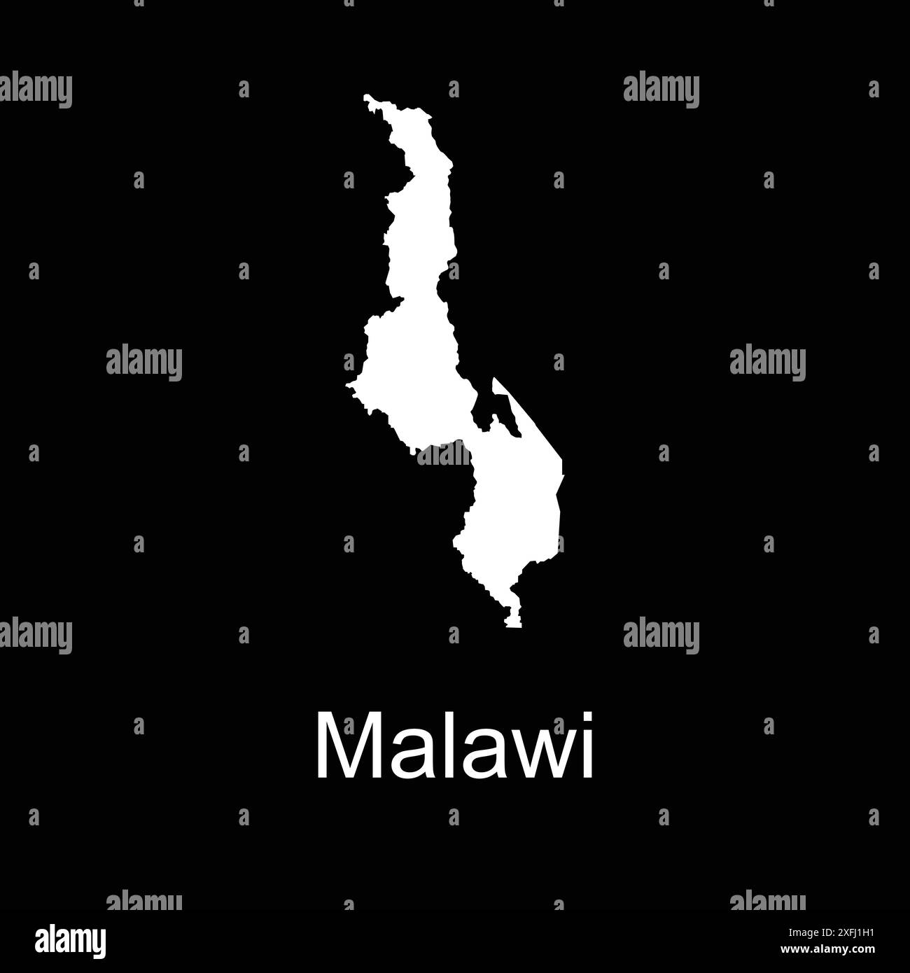 Map of malawi hi-res stock photography and images - Alamy
