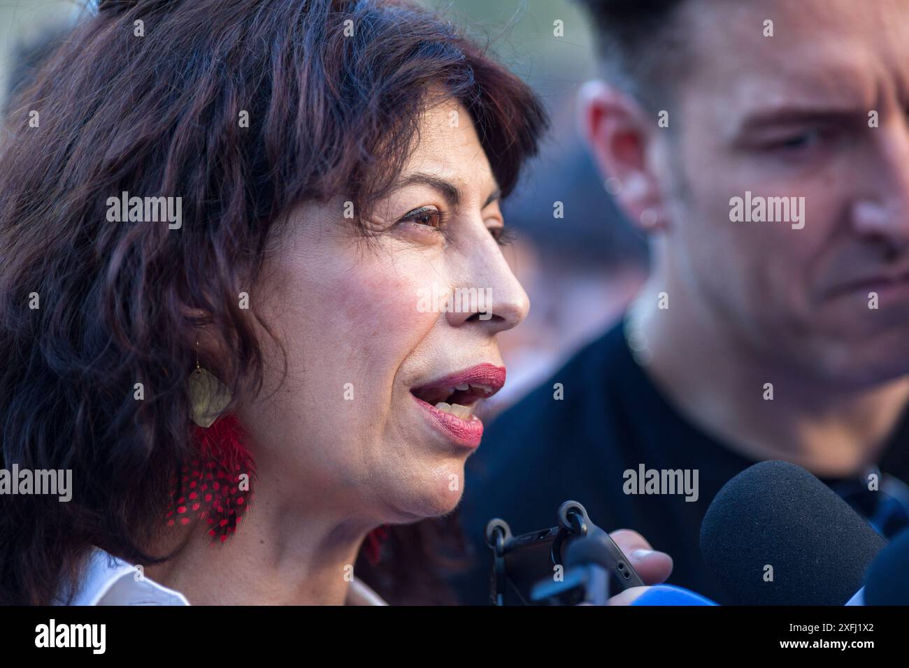 Madrid, Spain. 03rd July, 2024. Ana Redondo, Minister of Equality of ...