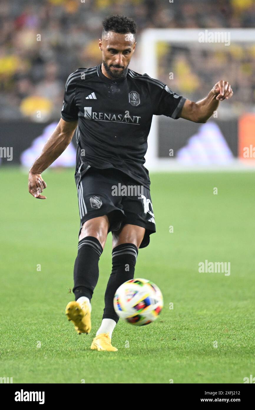 July 3, 2024: Nashville SC midfielder Hany Mukhtar (10) takes the ... July 3, 2024: Nashville SC midfielder Hany Mukhtar (10) takes the ...