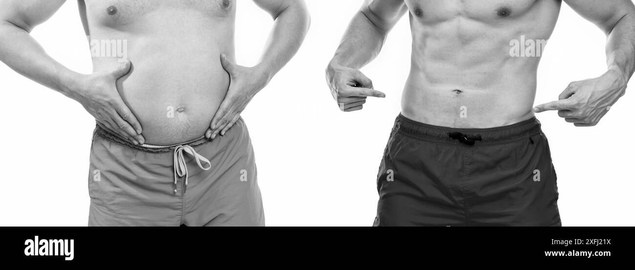 image of before and after body comparison. before and after body ...