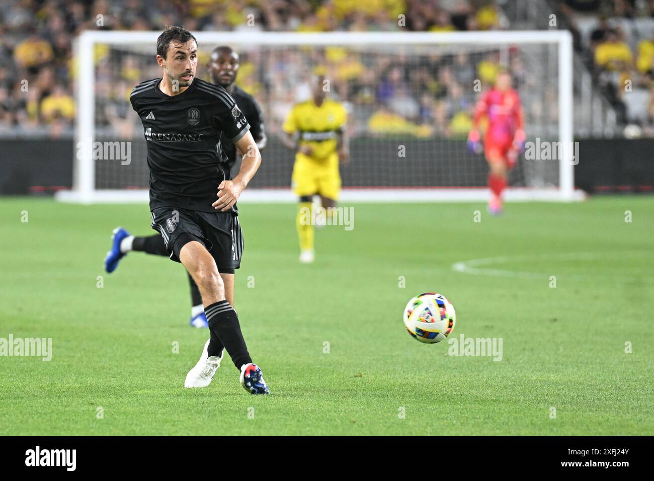 Columbus, Ohio, USA. 3rd July, 2024. Nashville SC defender Jack Maher ...