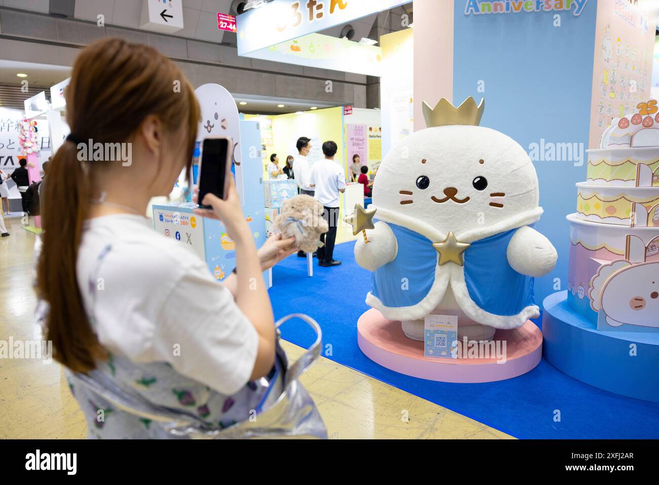 Tokyo, Japan. 03rd July, 2024. Japanese original character Shirotan on ...