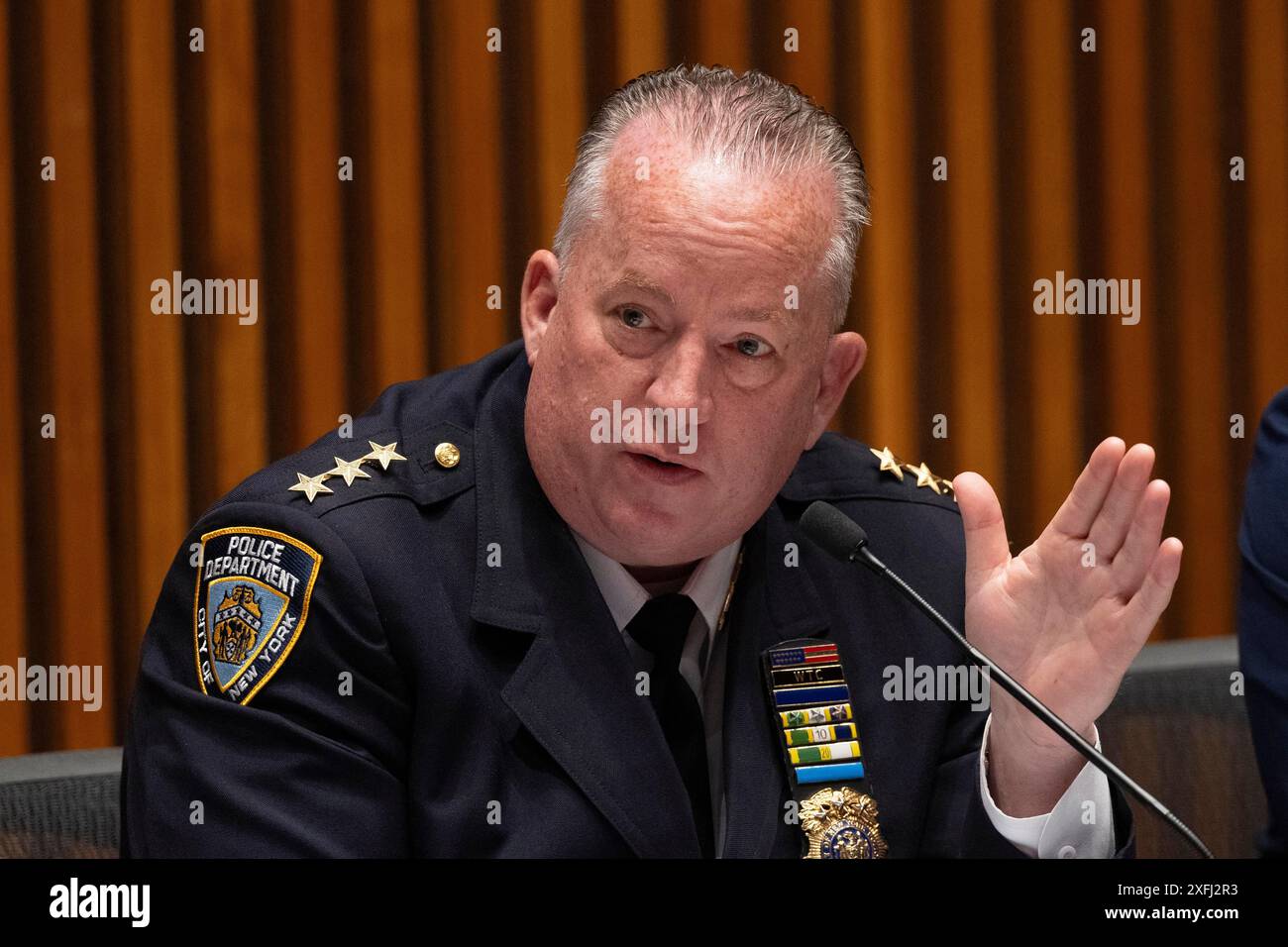 July 3, 2024, New York, New York, United States: Chief of Patrol John ...