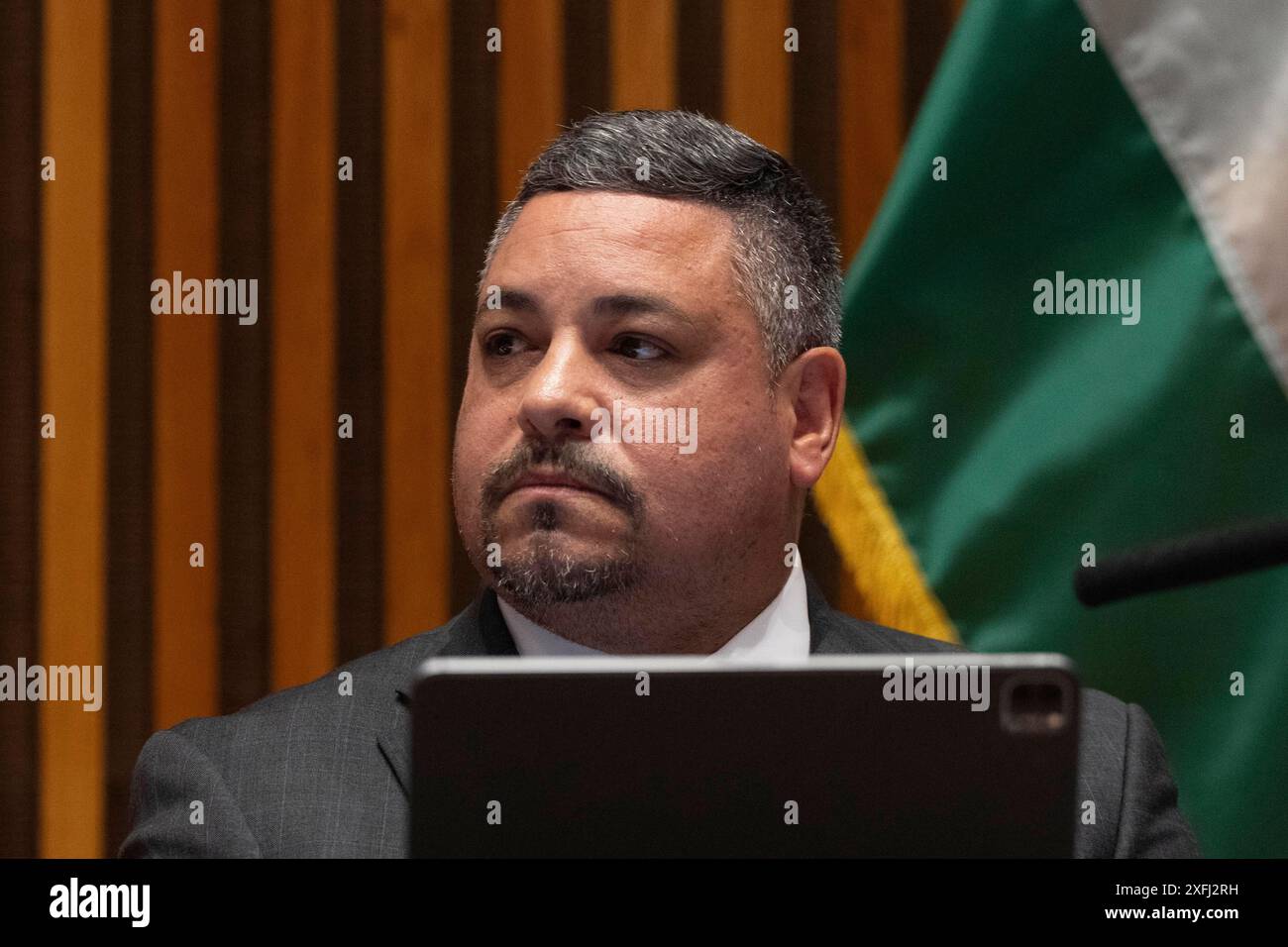 New York, New York, USA. 3rd July, 2024. NYPD Commissioner Edward Caban ...