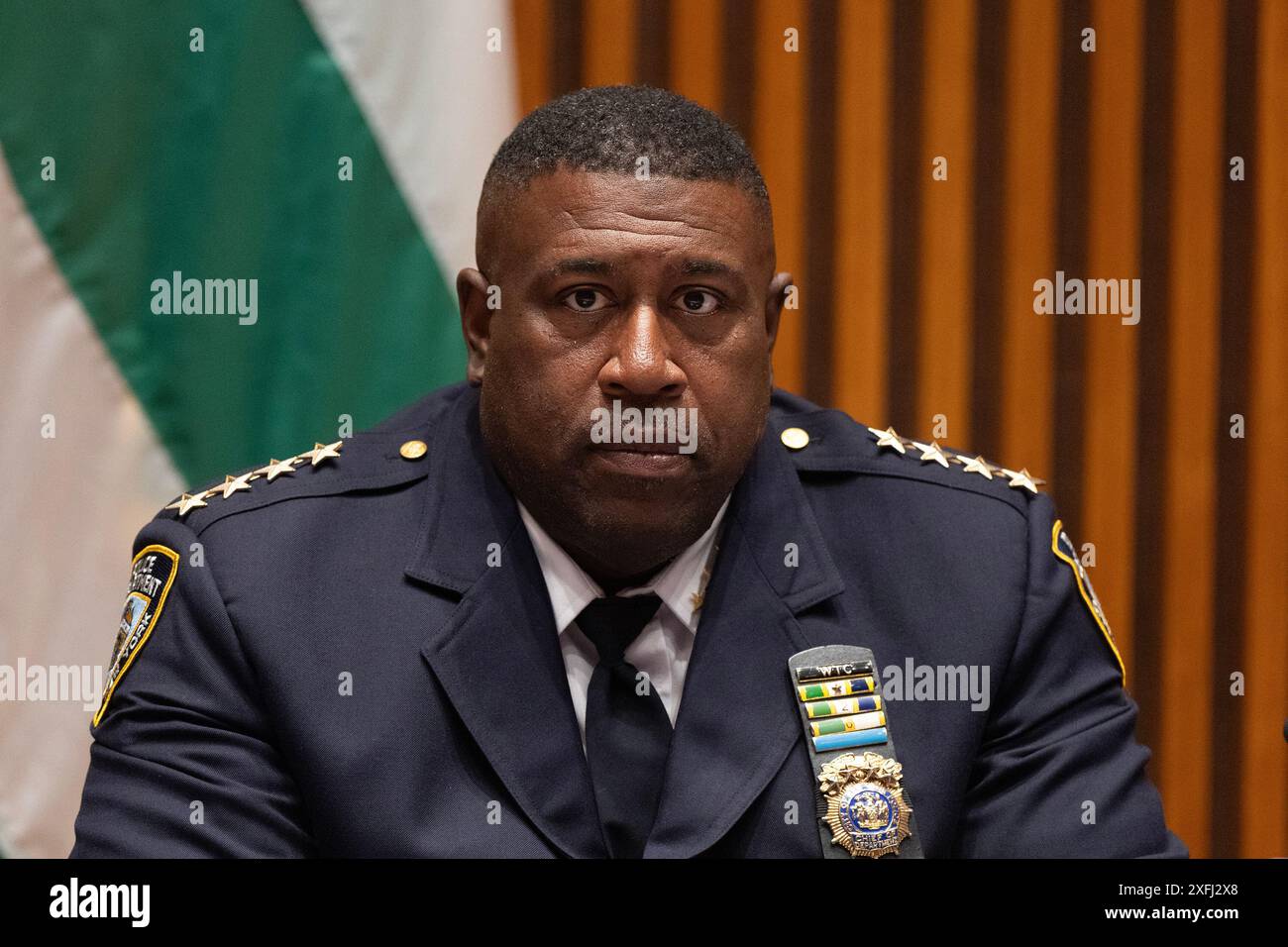 New York, USA. 03rd July, 2024. NYPD Chief of Department Jeffrey ...