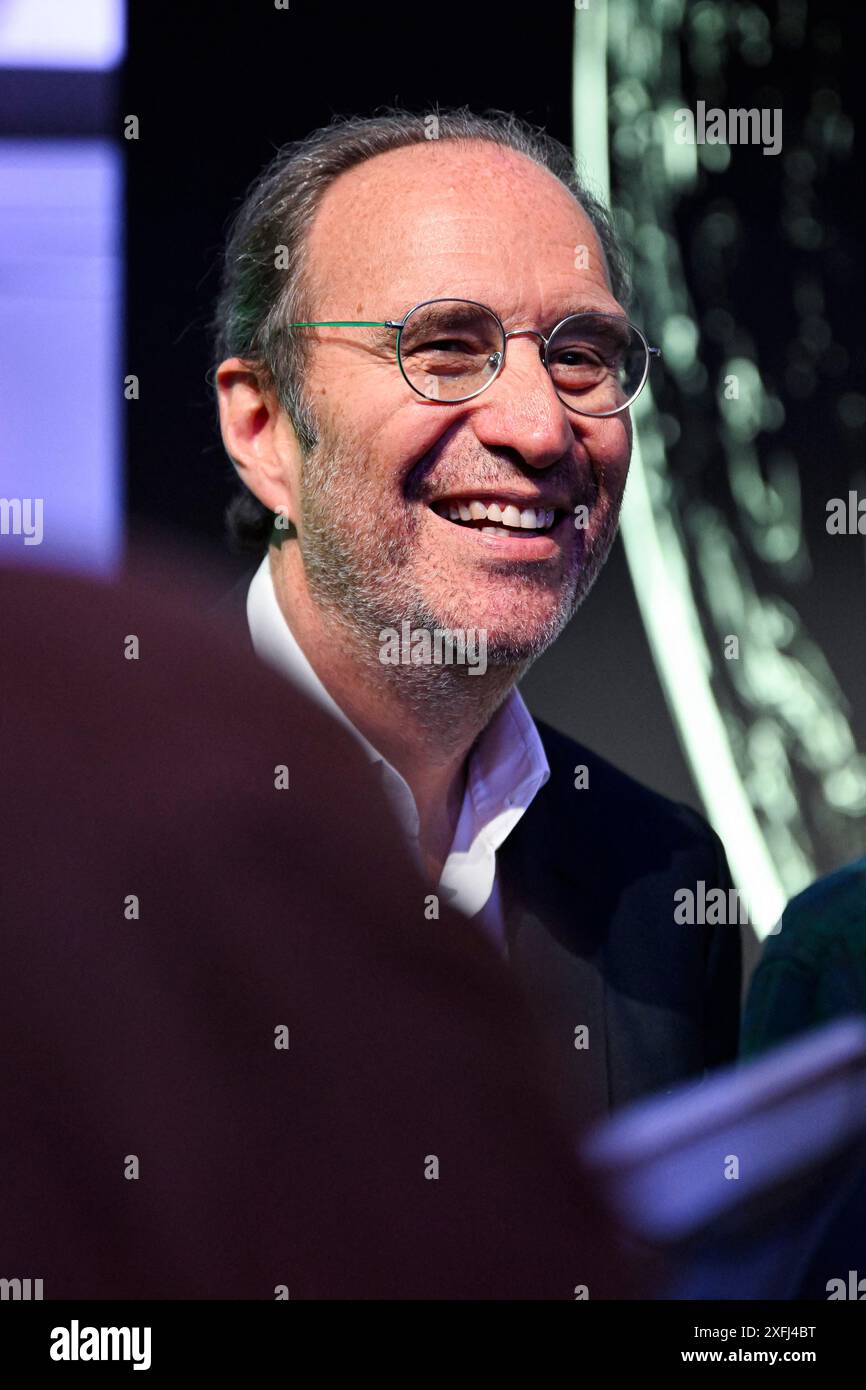 Xavier Niel at the launch of Kyutai the first independent european ...