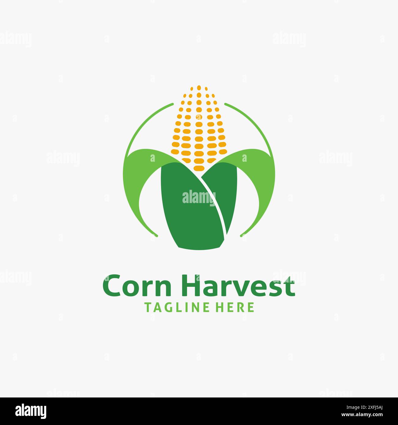 Corn farm logo design Stock Vector Image & Art - Alamy