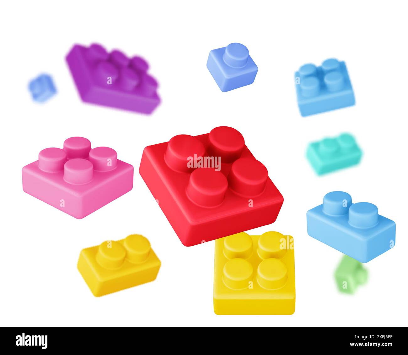 3d render of bricks Stock Vector Images - Alamy