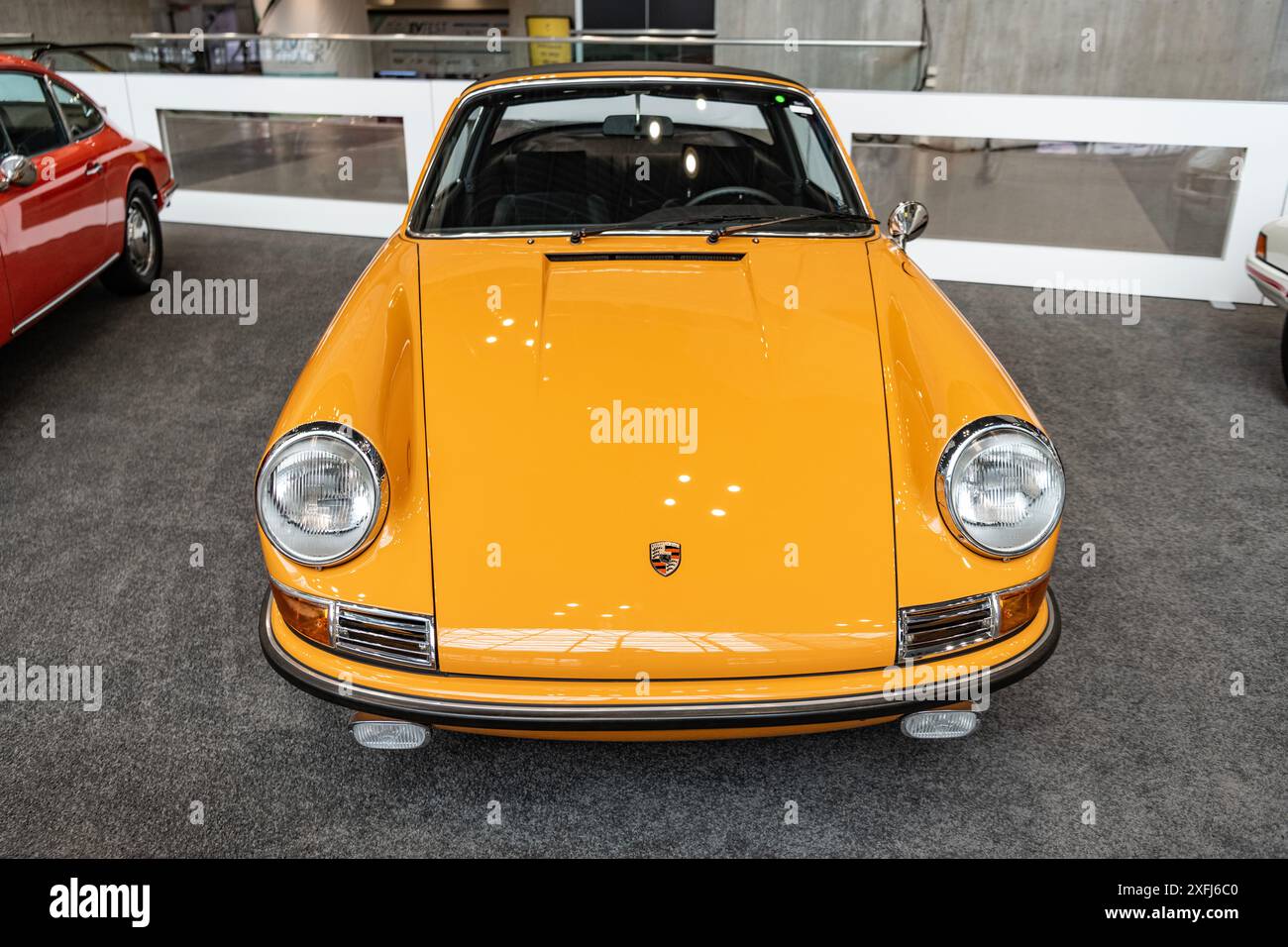 New York City, USA - March 27, 2024: 1968 Porsche 912 retro car at New ...