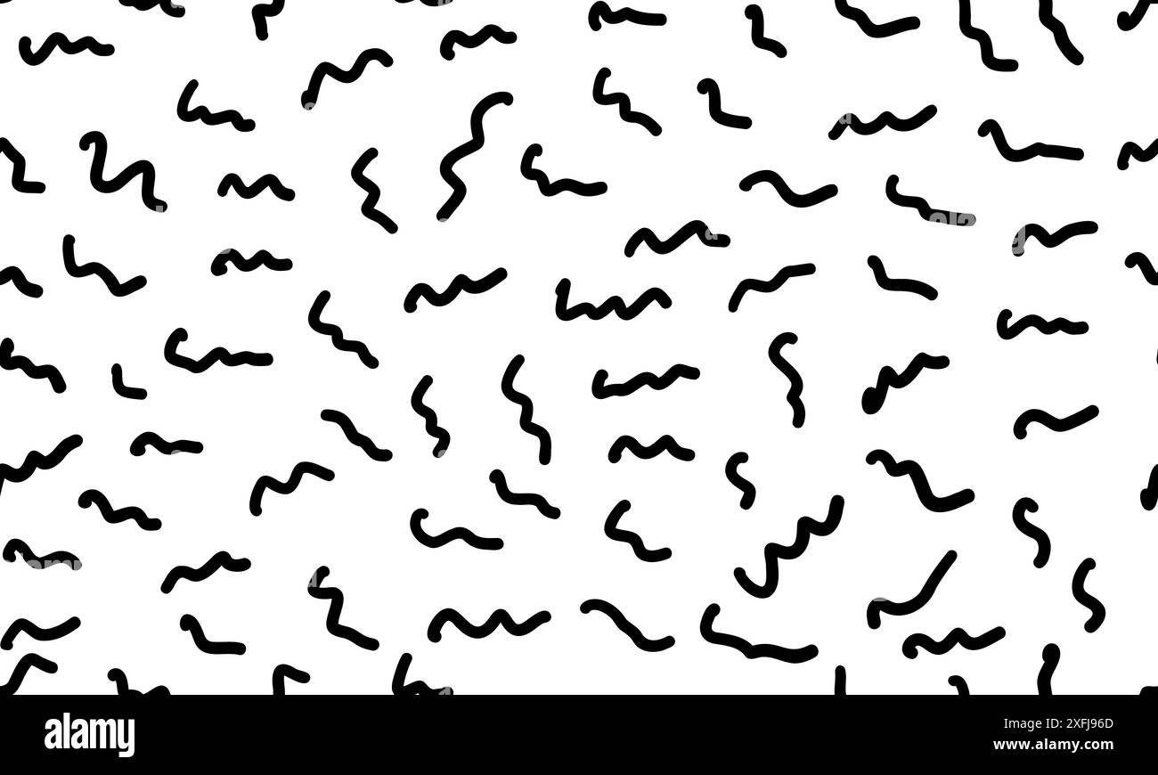 Small dash seamless pattern. Vector wallpaper with hand drawn sprinkles ...