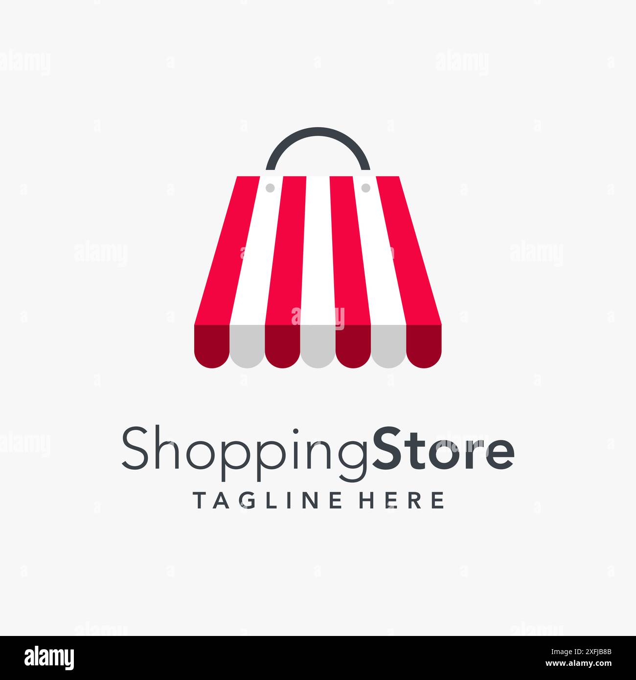 Store and bag for shopping store logo design Stock Vector Image & Art ...