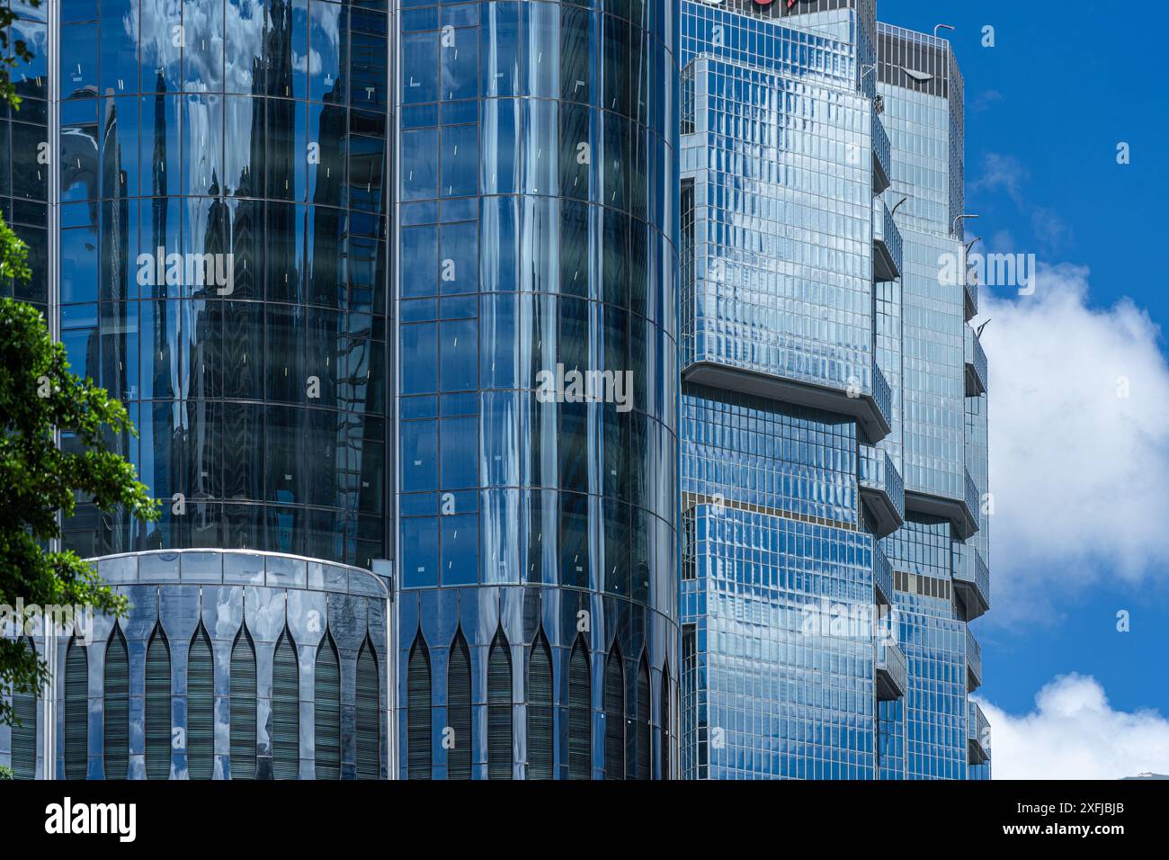 Modern financial skyscrapers in Hong Kong Stock Photo - Alamy