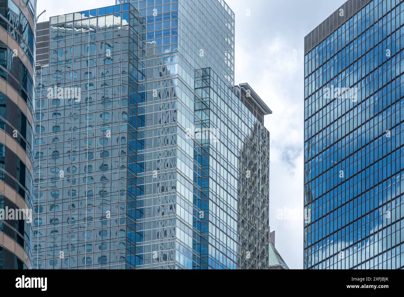 Modern financial skyscrapers in Hong Kong Stock Photo - Alamy