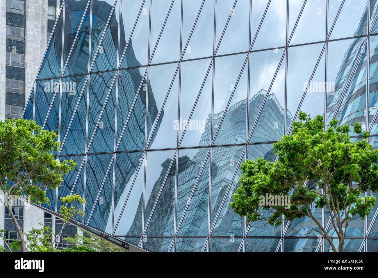 Modern financial skyscrapers in Hong Kong Stock Photo - Alamy