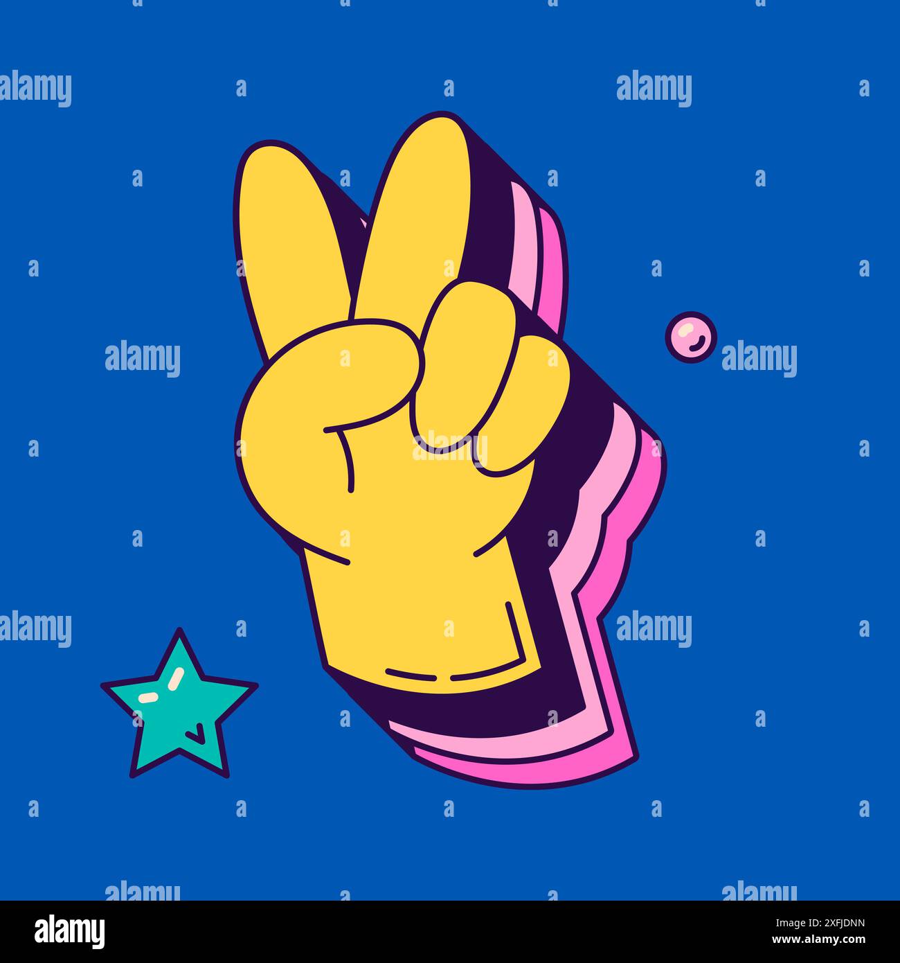 Surreal gesture Stock Vector Images - Alamy