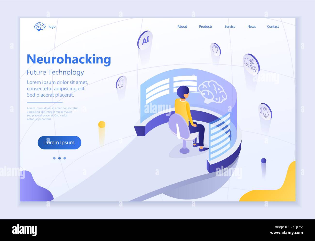 Neurohacking Stock Vector Images - Alamy