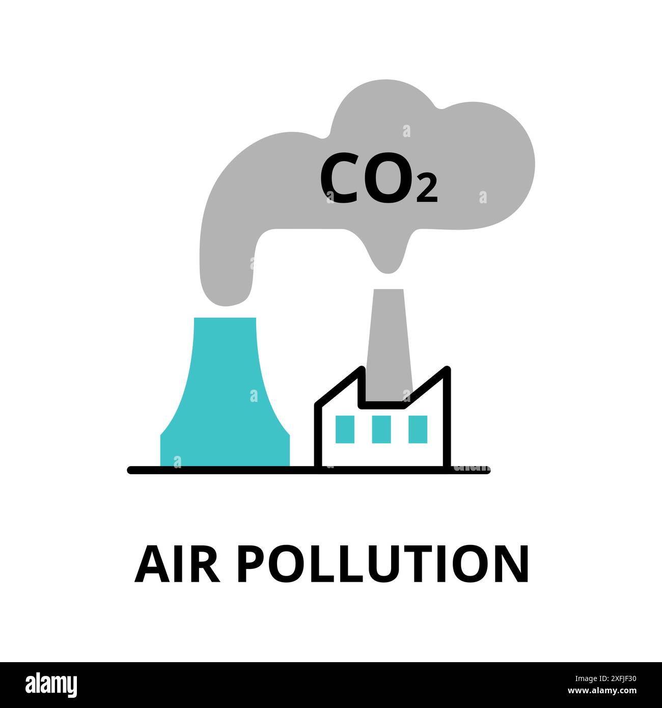 Modern flat thin line design icon, vector illustration, infographic ...